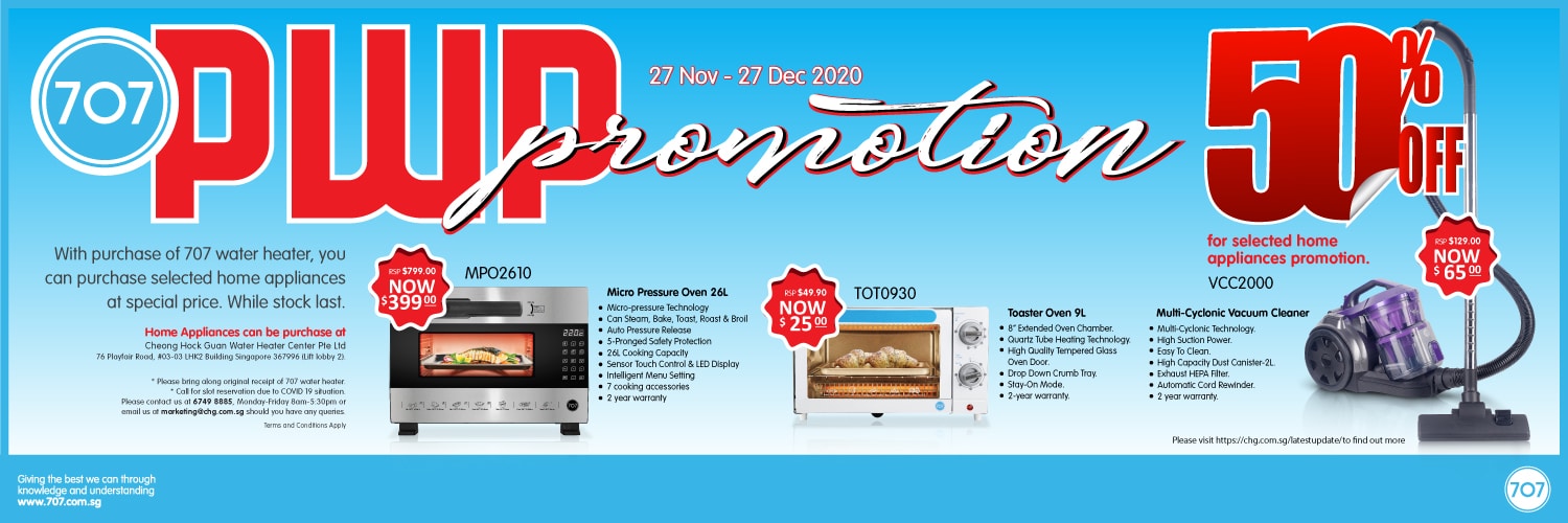 PWP promotion – Cheong Hock Guan Water Heater Centre Pte Ltd